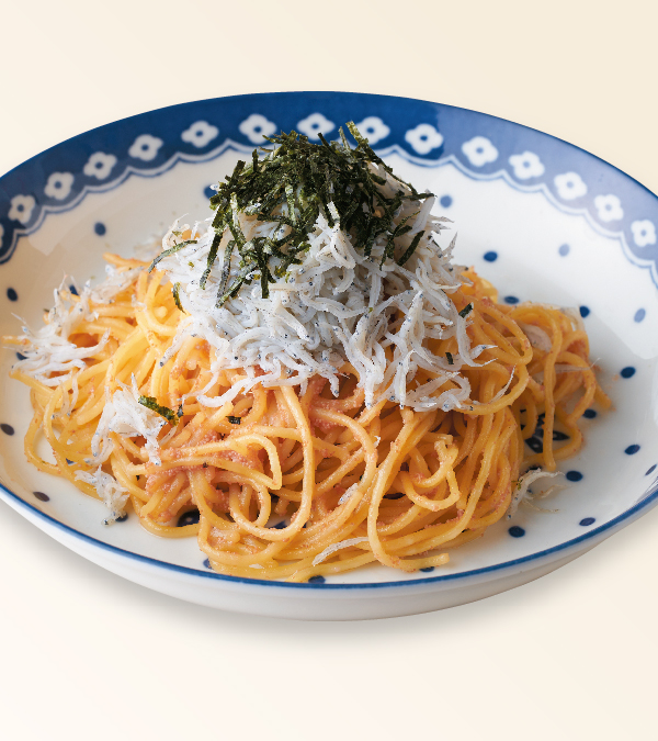 Pasta with Boiled Whitebait & Pollock Roe | HUB | 82ALE HOUSE